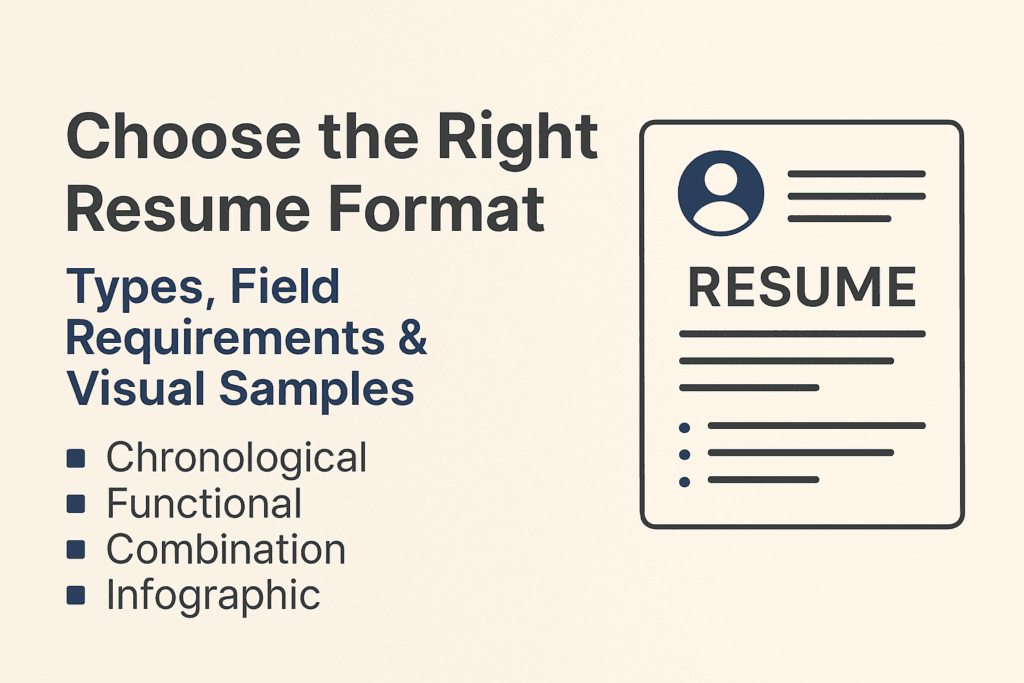 Types of Resumes in 2025 | Chronological, Functional & Combination Formats