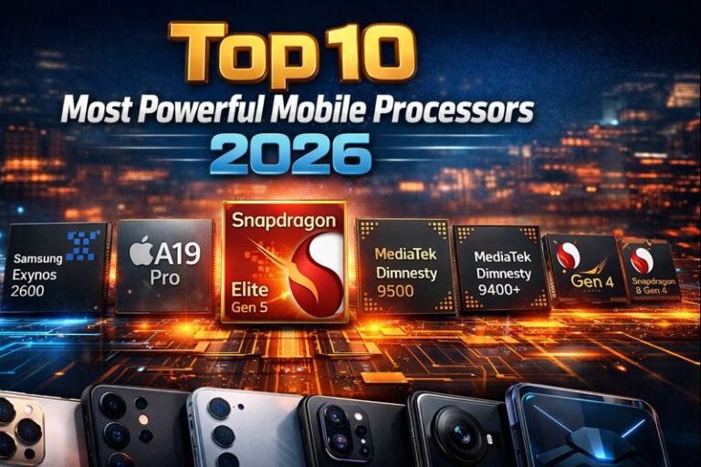 10 Most Powerful Mobile Processors 2026 Latest Flagship Chipsets